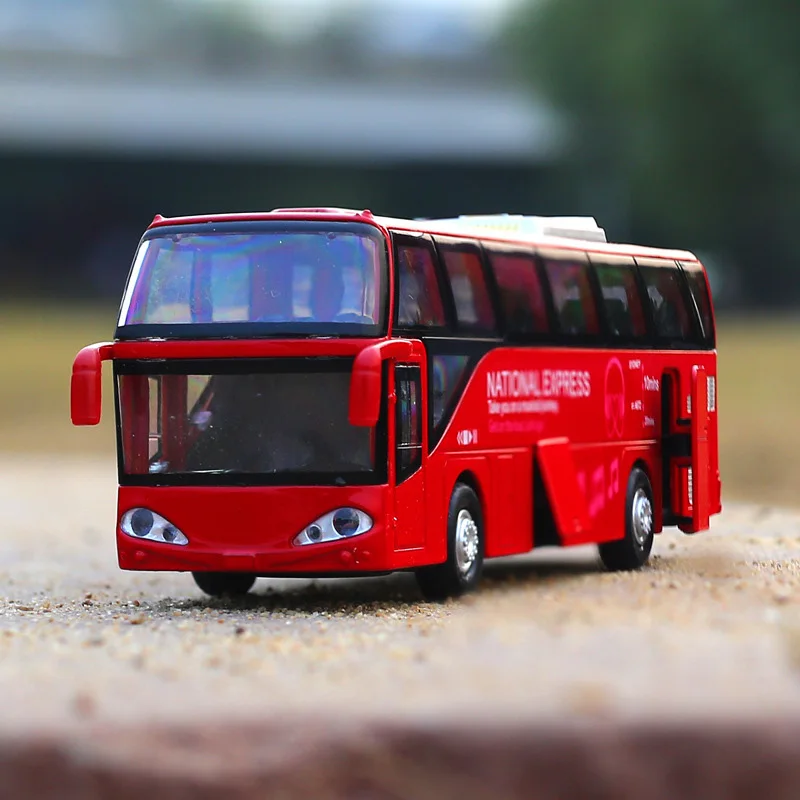 Toys New Arrive High Quality 1:32 Double Deck Coach Model Alloy Die ...