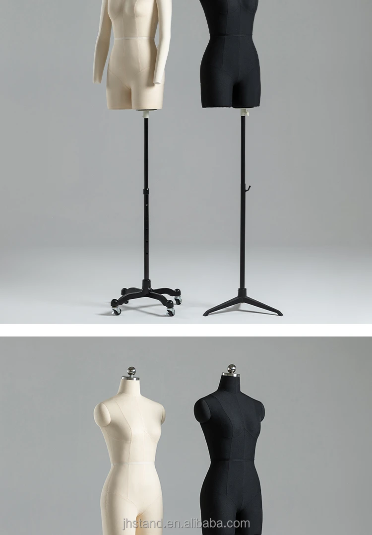 Tailor's Mannequin Torso - Headless Foam Dress Form for Fashion Design ...
