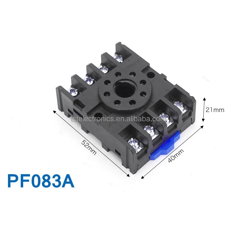 PYF14A/PYF08A/PTF08A Relay base PYF08A PTF08A 8-hole small intermediate relay socket 8 feet 11 ...