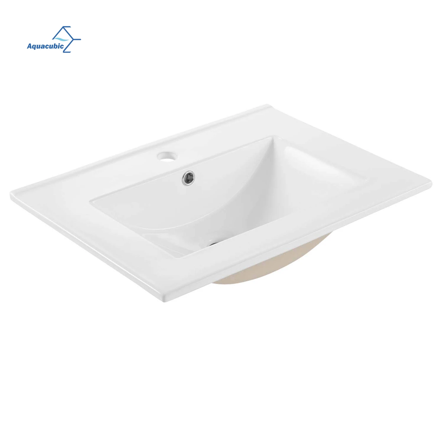UPC Bathroom Sink - Modern Countertop Ceramic Vessel