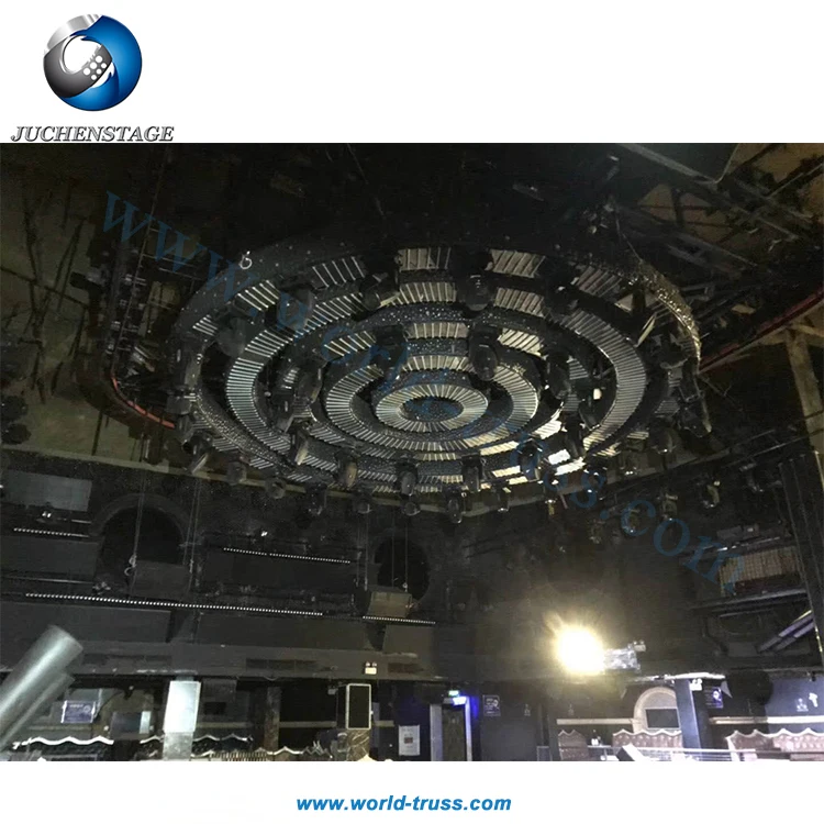 Motorized Lifting Stage Rotating Moving Head Light Truss with motor ...