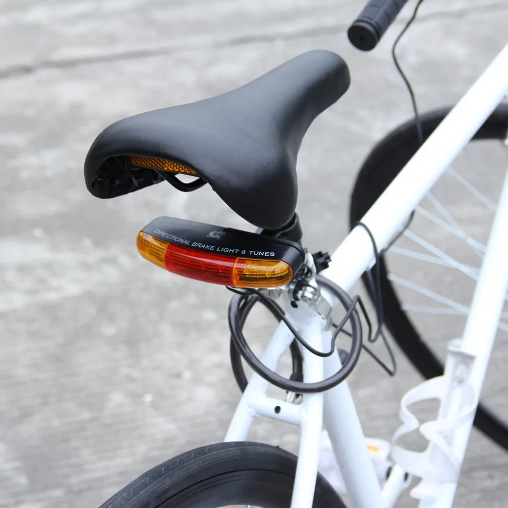 Bicycle Rear Light - LED Turning Indicator & Brake Signal