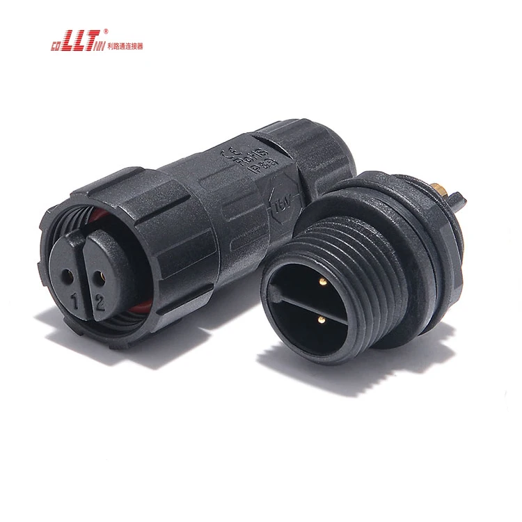 2pin M16 Plastic Electrical Terminal 3 4 5 6 7 8 9 10 11 12 Pin Solder ...