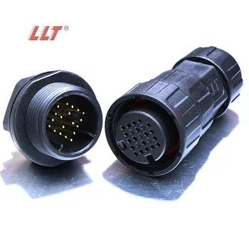 M25 Ip67/68 Waterproof Multi Core Cable Outdoor Panel Mount Power ...