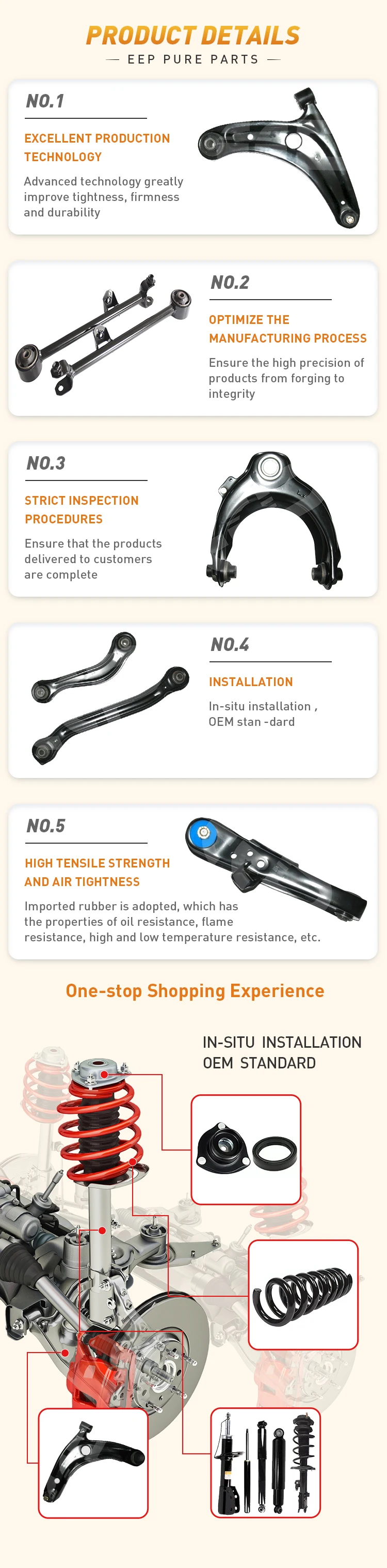 4x4 Suspension Adjustable Upper Control Arms For Honda Civic Eg8 Ek3 Eg ...