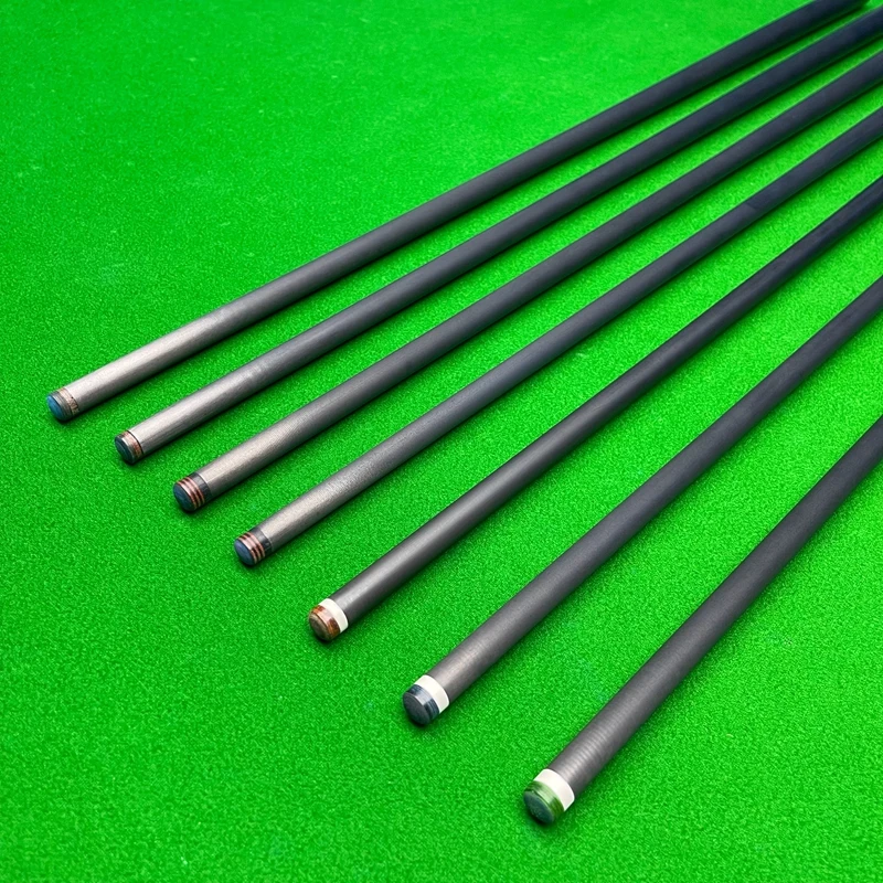 White Ferrule Carbon Fiber Cue Shaft With Pro Taper Finished Billiard ...