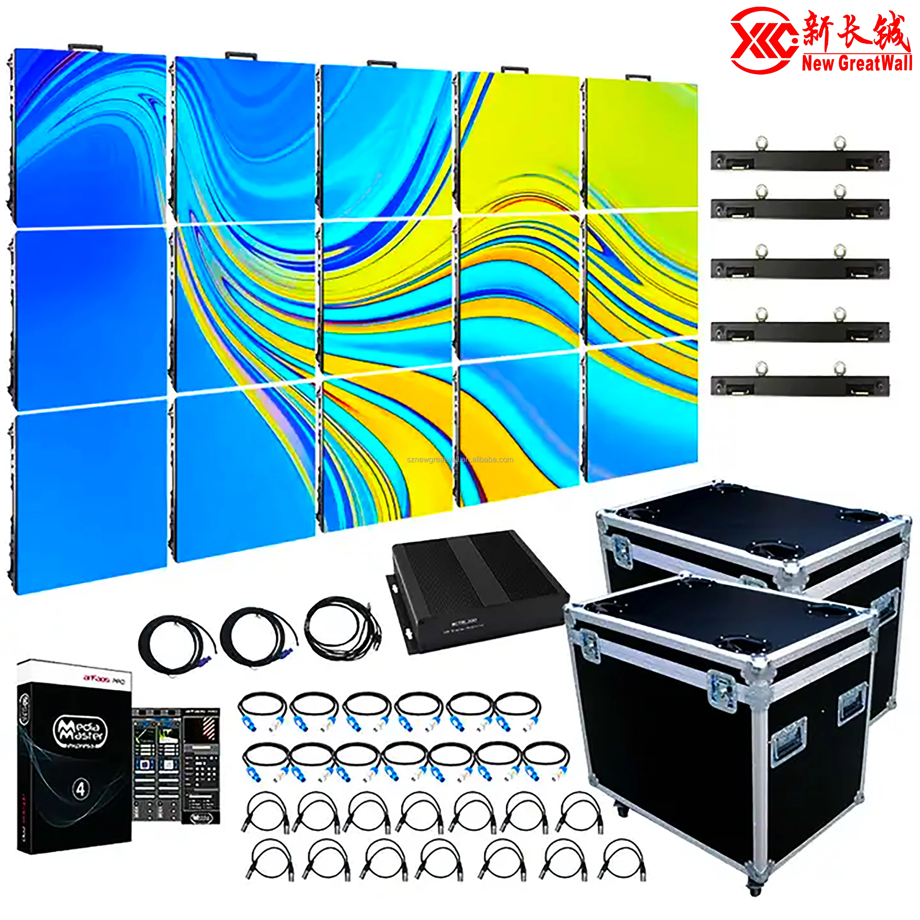 500x500mm Indoor Outdoor Giant Stage Background Led Video Wall P2.6 P2.9 P3.91 P4.81 Rental Smd ...