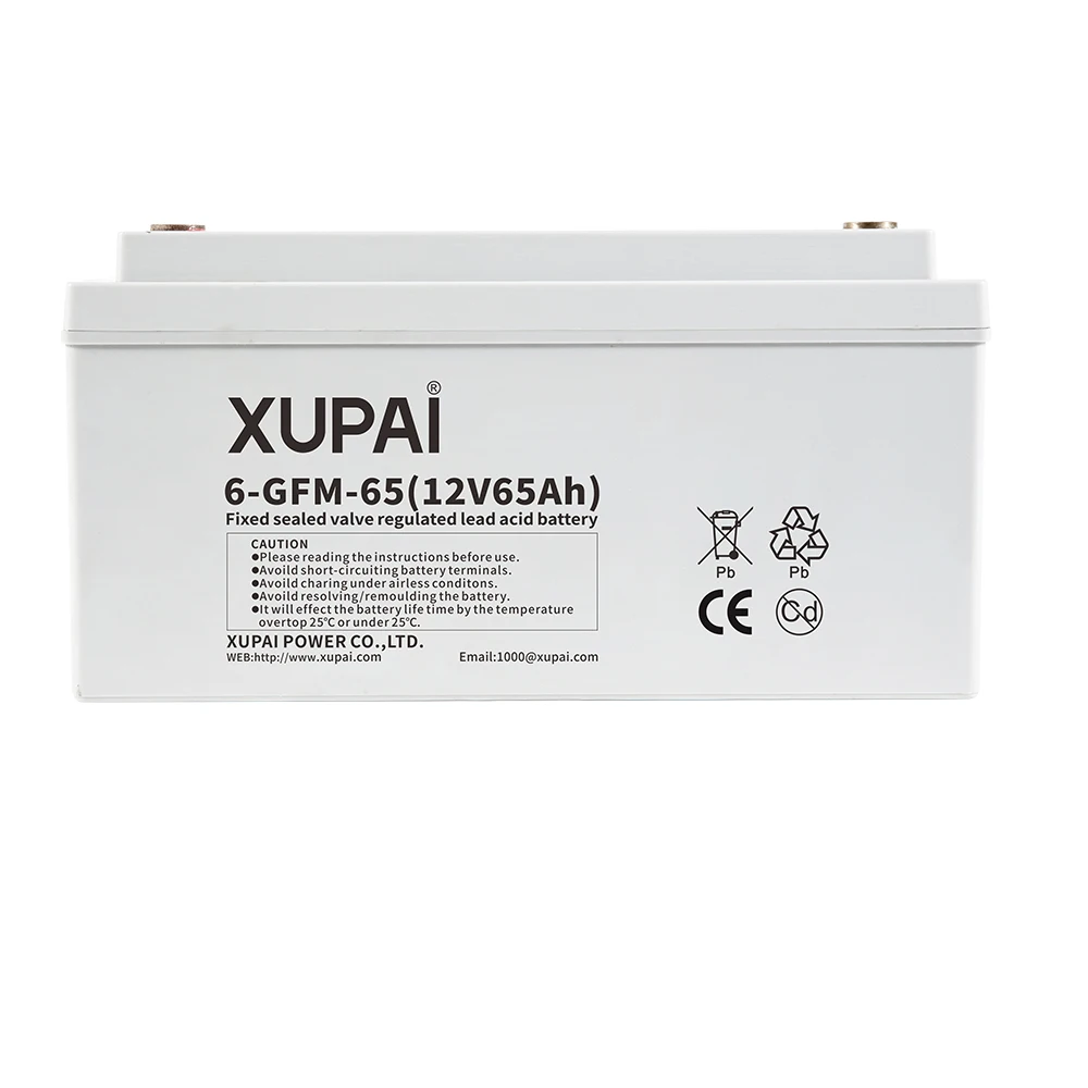 Xupai Battery Regeneration Lead Acid Battery 12V65Ah For Eps Power ...
