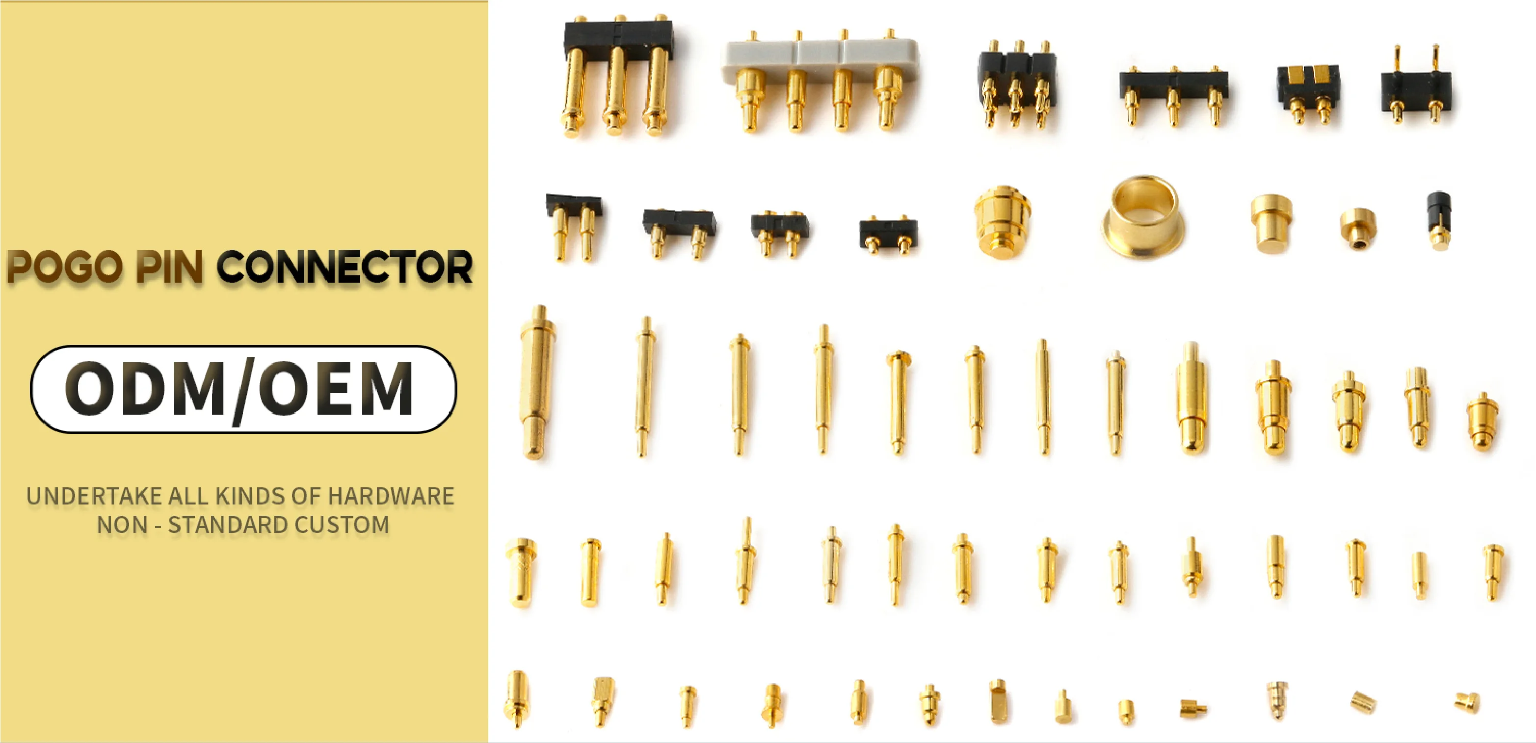 2pins Pogo Pin Connector Crimp Contacts Male Female Magnetic Pogo Pins ...