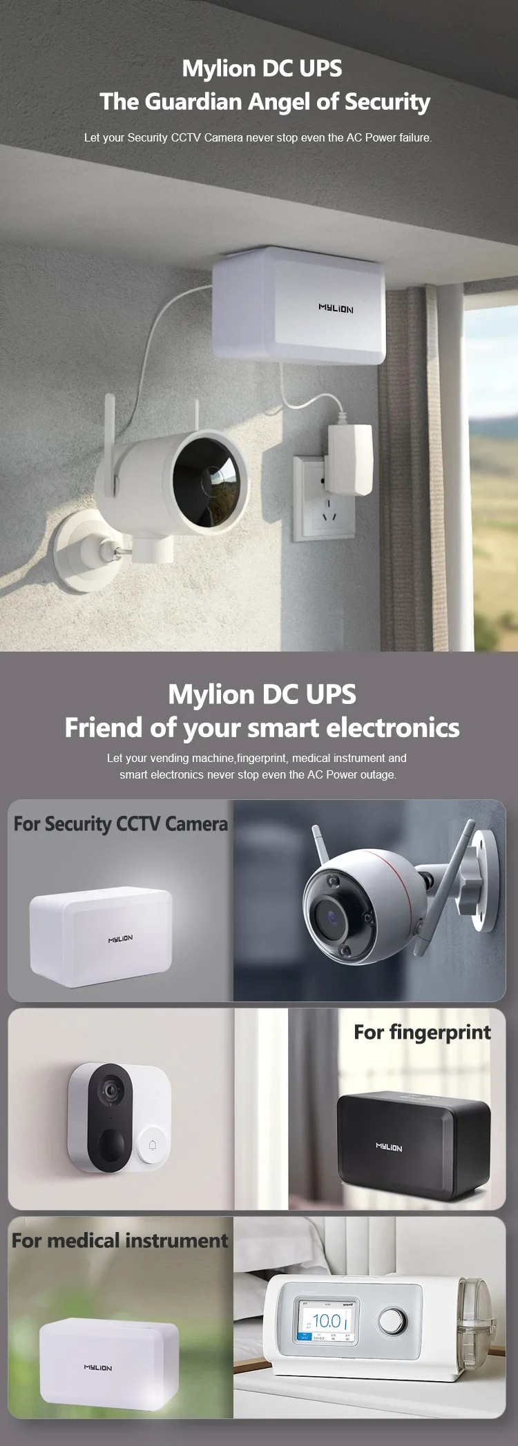 12v 2a Mini Dc Ups For Wifi Router Cctv Camera 5200mah 8800mah 13200mah ...