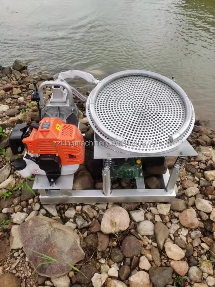 Portable Sluice Box Gold Panning Machine /vibrating Bowl Concentrator ...
