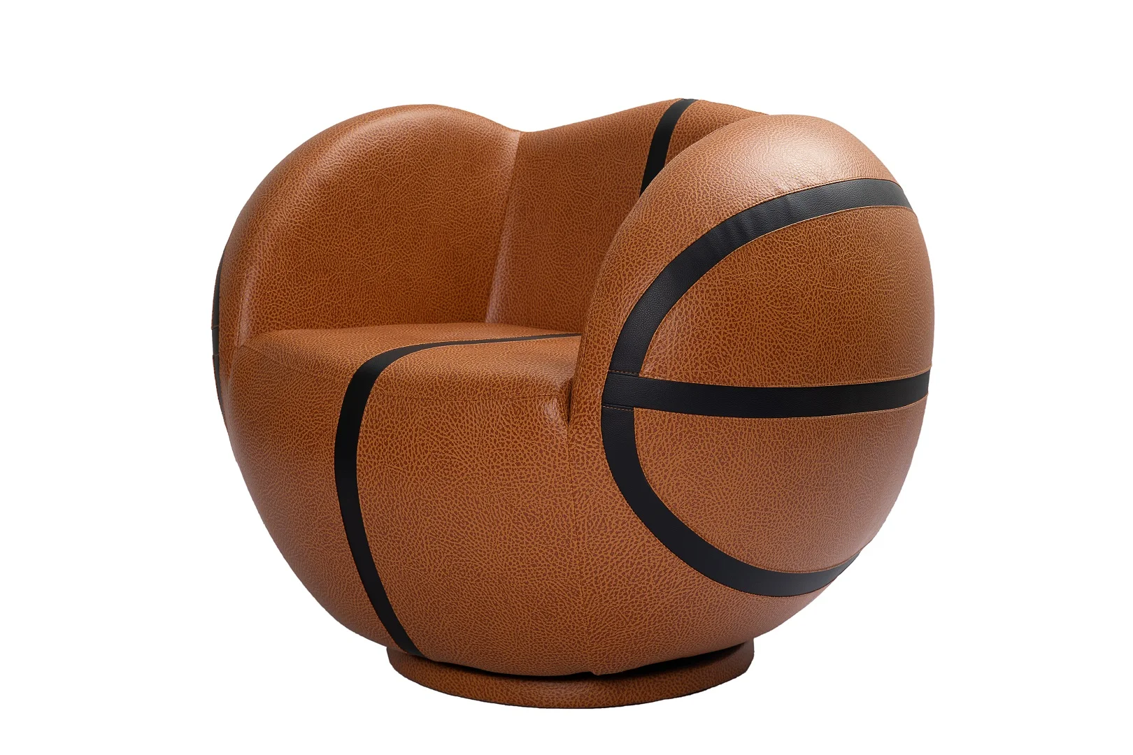 Modern Swivel Lounge Chair Ball Round Leisure Basketball Chair - Buy ...