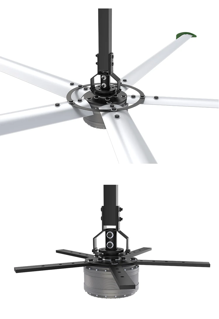 16ft 5m High Quality Large Industrial Metal Ceiling Fan Intelligent ...