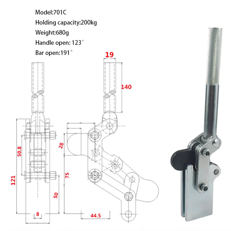 Toggle Clamp - Heavy Duty Welding Fixture Positioning Tool