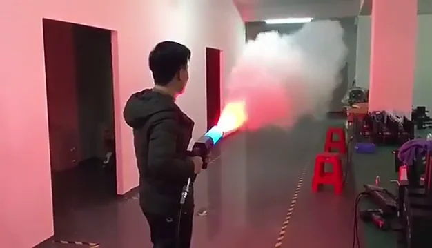 Topflashstar Led Co2 Cannon Fog Effect Handheld Fog Gun Hot Sale Co2 ...