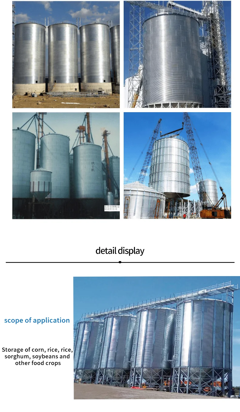 Licangyuan Factory Customizes Assembled Steel Silos to Supply Vertical ...