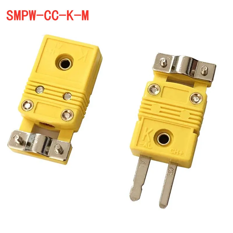 K-type Thermocouple Connectors with Integrated Cable Clamps