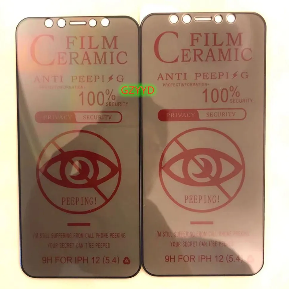 ceramic matte privacy screen protector Flexible Glass privacy Film for ...