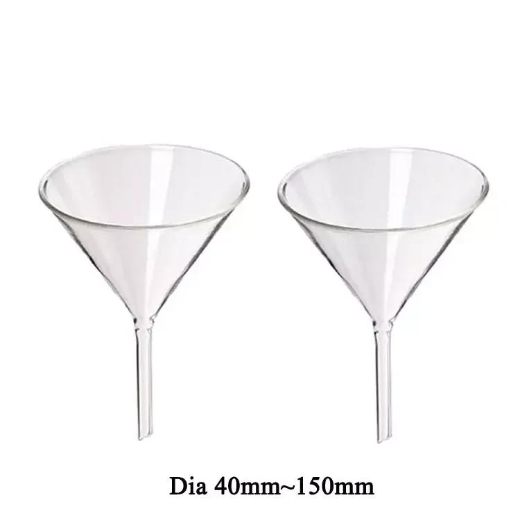 Laboratory Glassware - Long Stem Conical Filter Funnel
