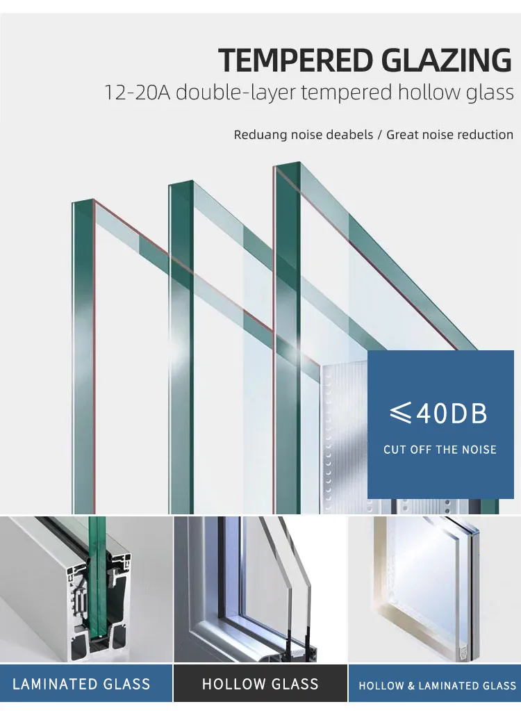 Double Glazed Tempered Glass Windows & Sliding Doors