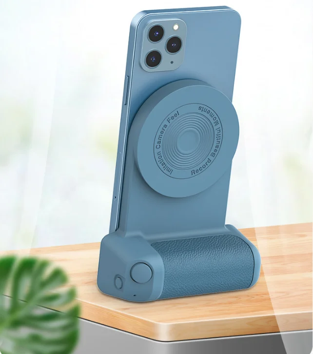 Multi Function 3 in 1 Magnetic Phone Holder - Camera Shutter Hand Grip ...