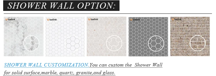 Easy Installation Solid Surface Shower Wall Panels Tray Kit for ...