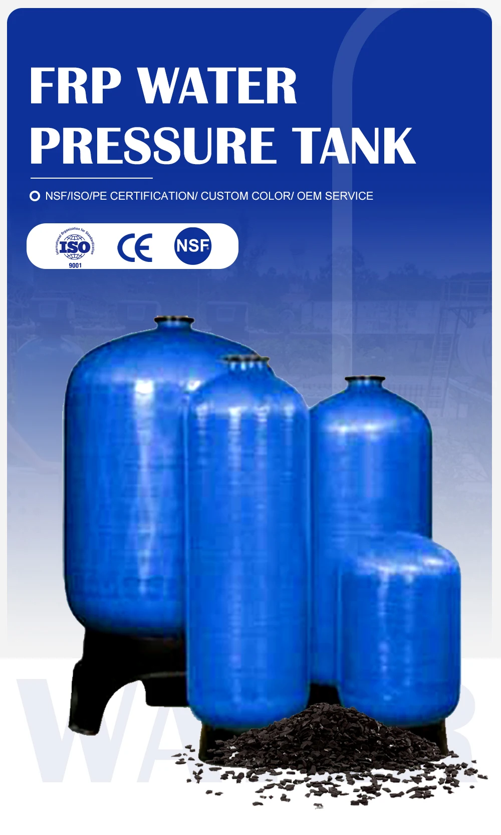 12x52 Wave Cyber FRP Tanks - Durable & Efficient Solutions