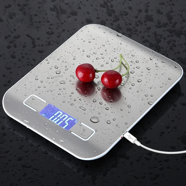 Full Custom Pink Kitchen Food Weighing Scales 10 Kg Digital Electronic ...