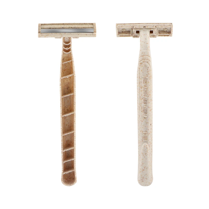 Wheat Straw Razor Patented Triple Blade Disposable Razor Eco Friendly ...