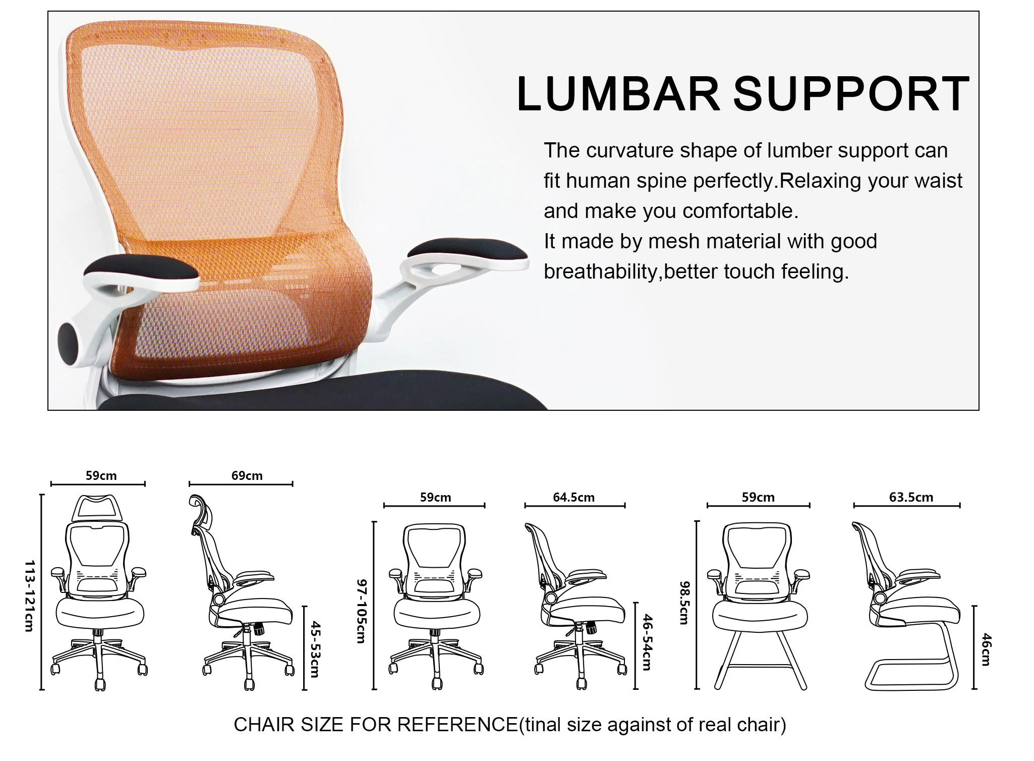 Kabel Professional Popular Ergonomic Rotatable Home Computer Office ...