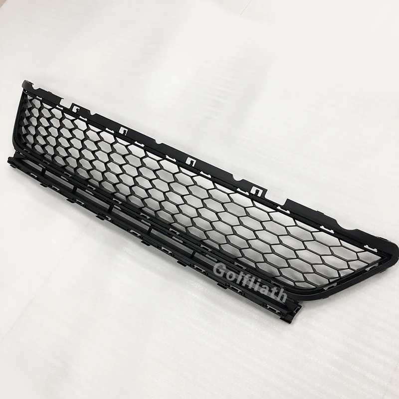 GTI Front Bumper Center Lower Grille Black Chrome ABS