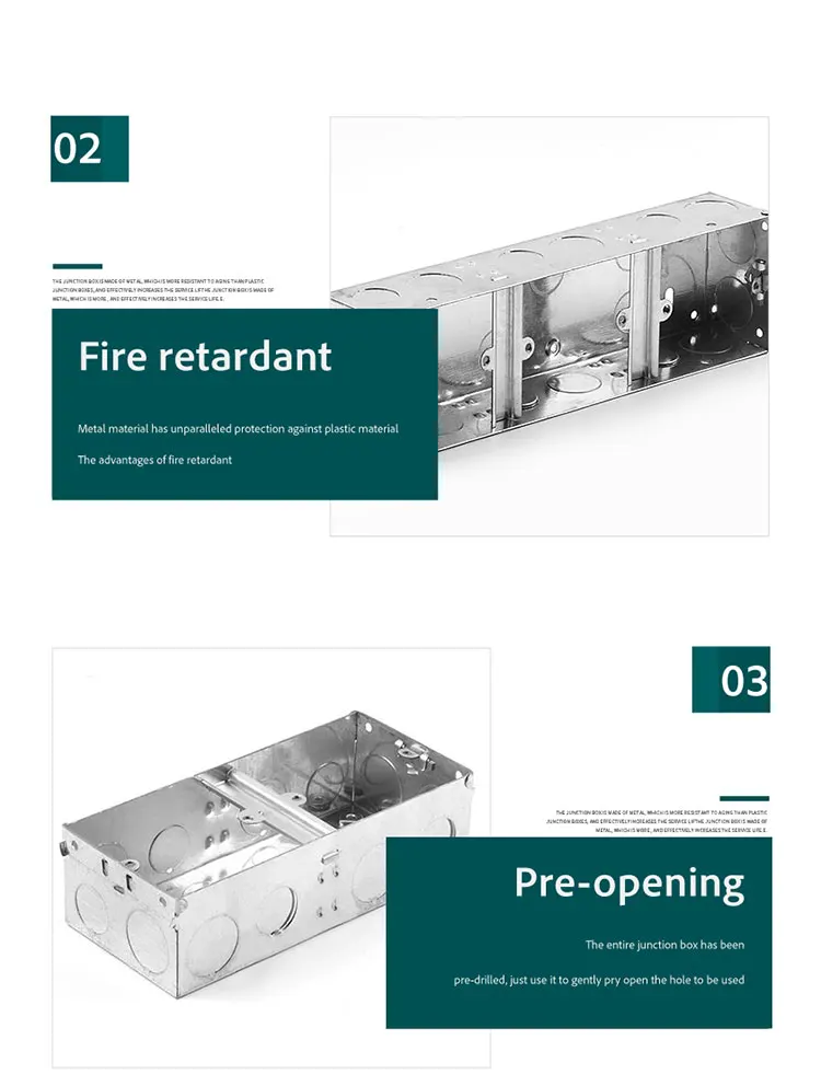 Akko Star Switch Box Electrical Metal Junction Box Iron Box The ...