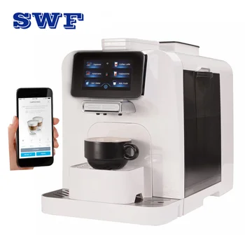 Touch Screen Fully Automatic Espresso Coffee Machine/ Latte Long Bean ...