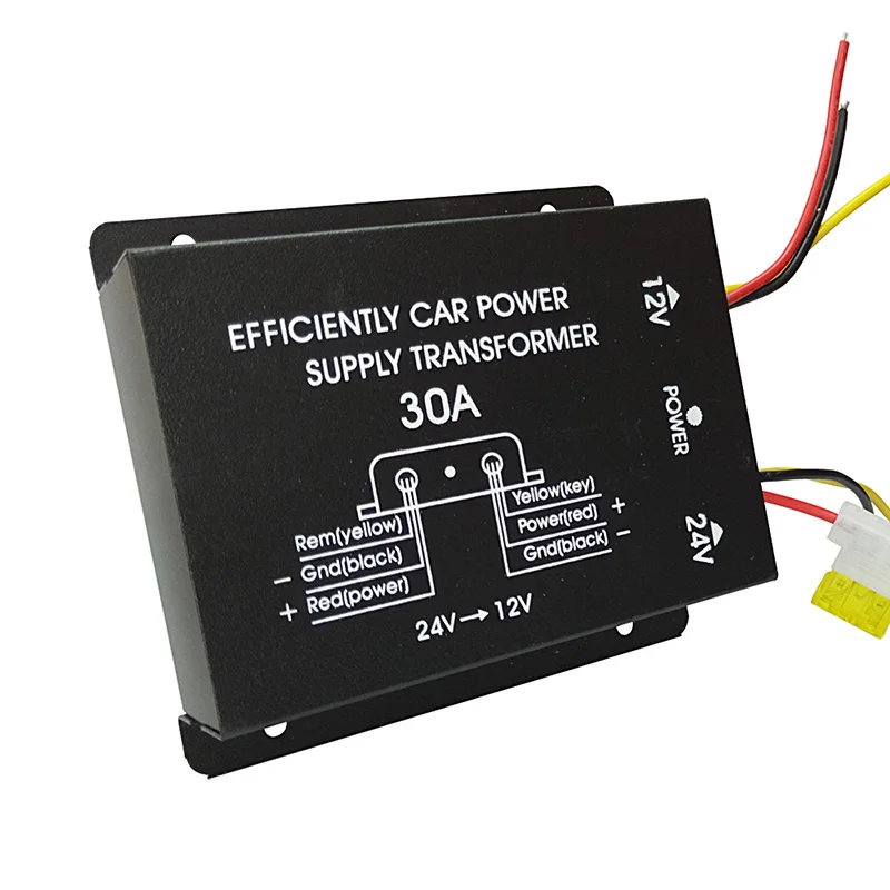 High Quality 30A Car Step Down Transformer Dc 24 Volt 12 Volt Converter ...