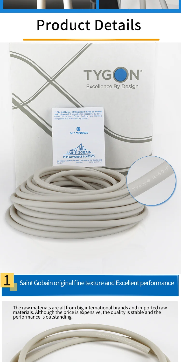 Jihpump Tygon A 60 F Hose Rubber Tubing Tube Medical Food Grade Peristalt Pump Hose Peristaltic