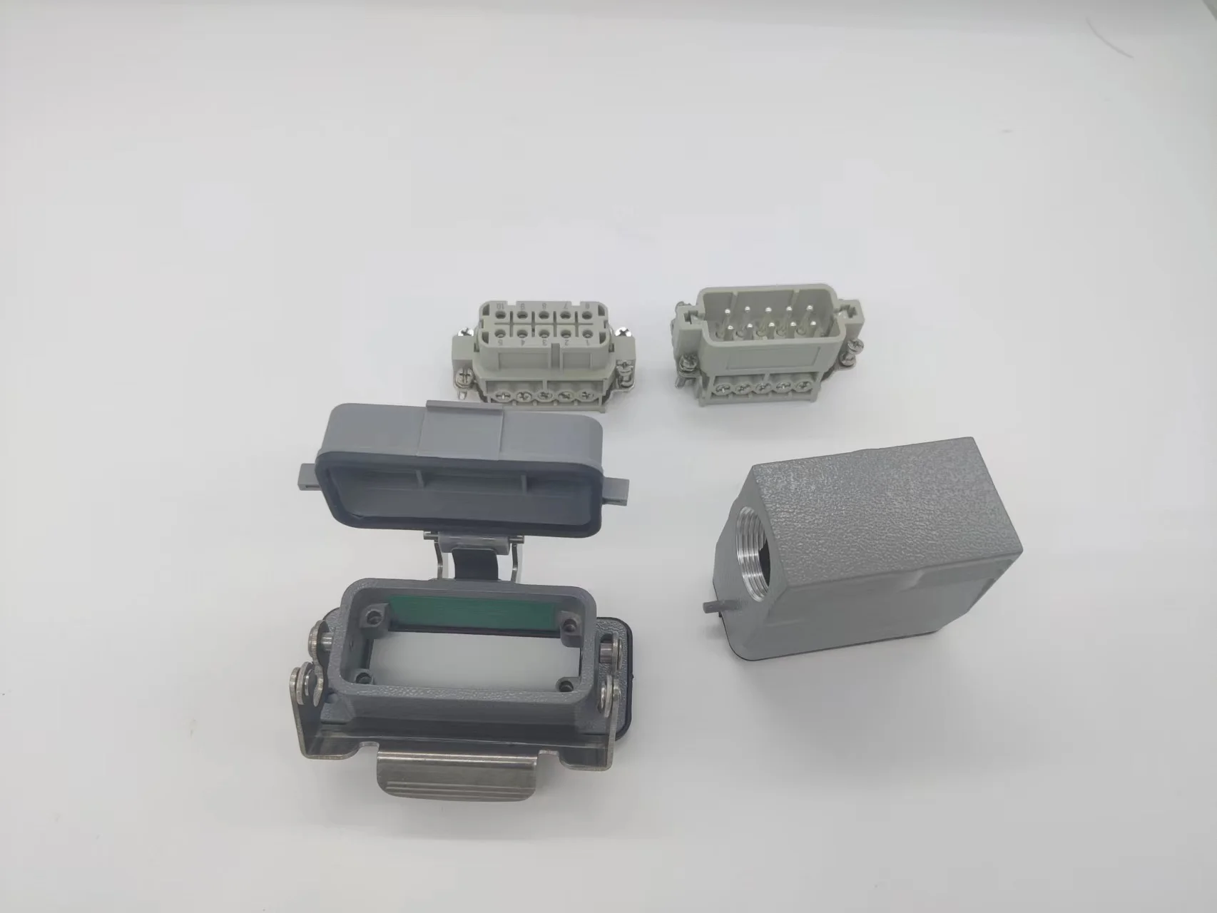 Suel Ip65 Rectangular 10-pin Aviatation Plug And Heavying Duty ...