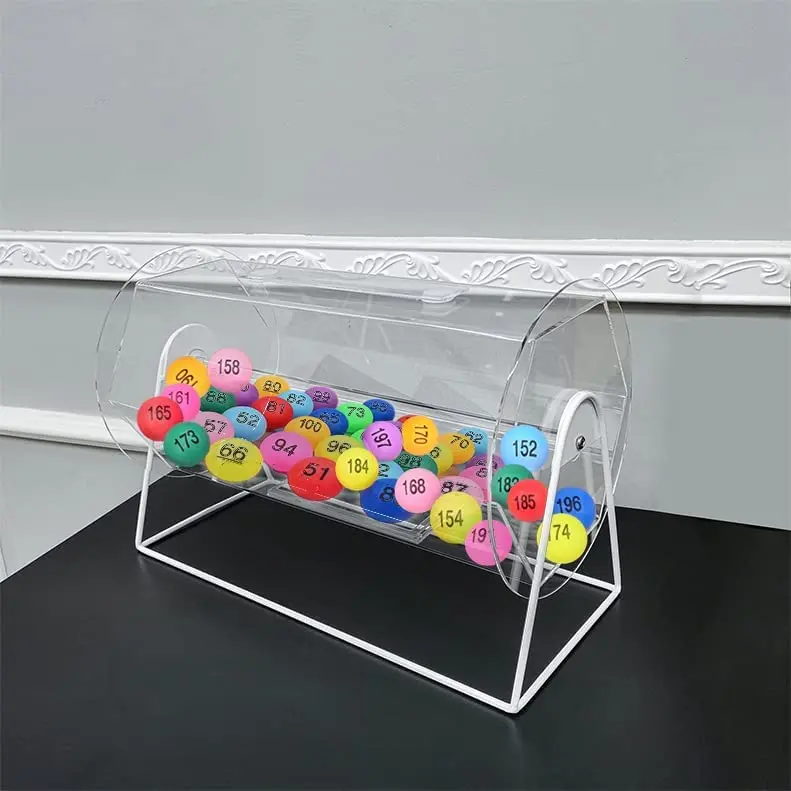 Custom Size Transparent Durable Acrylic Raffle Spinner Drum Ticket Box ...
