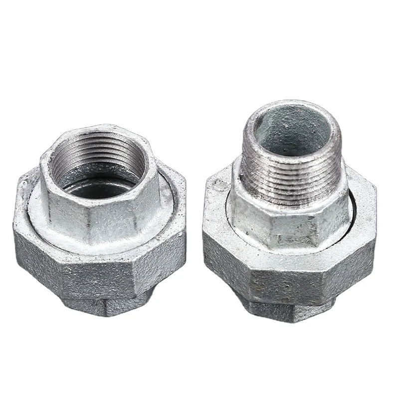 Factory Price Galvanized Gi Pipe Fitting Thread Union Fitting And ...