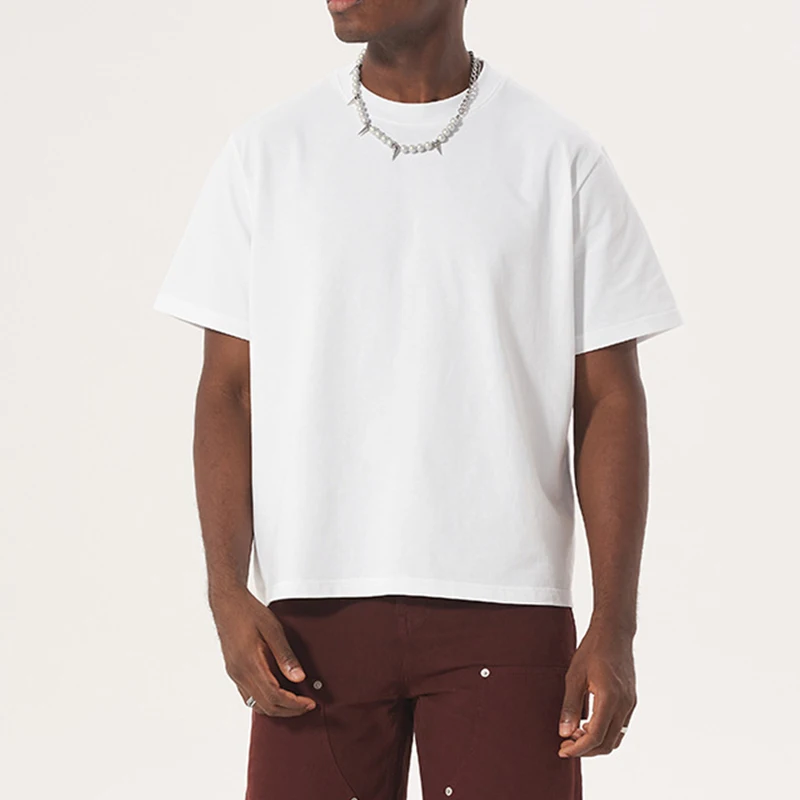 Custom Puff Print Cotton Boxy Oversized Tshirt 240g Graphic Vintage Tee ...