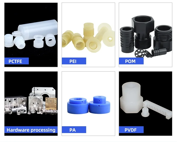 Factory Price Good Anti-deforming Capability Plastic Products Peek Material Positioning Sleeve ...