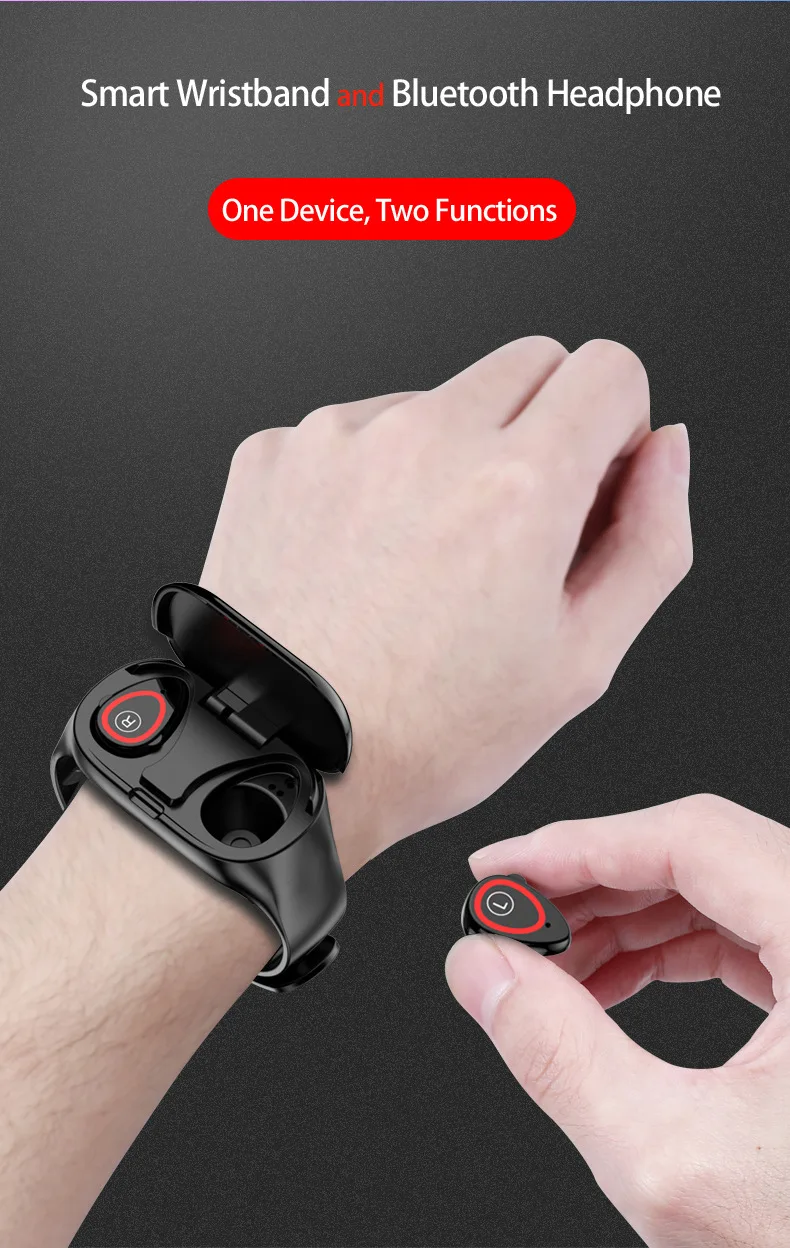 2021 Round M1smart Bt Dual Smart Watch Plus Water Proof With 2 In 1 ...