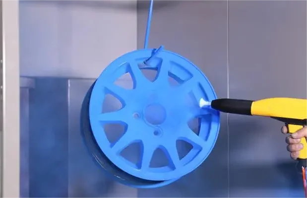 De Ying Small Lab Test Electrostatic Paint Powder Coating Machine ...