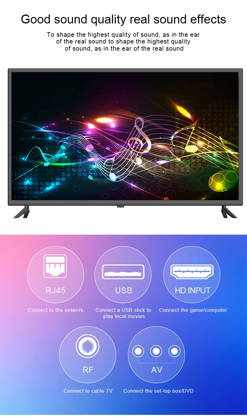Wholesale Hongxun 32 Inch Double Glass Tv High Quality Cheap Price ...