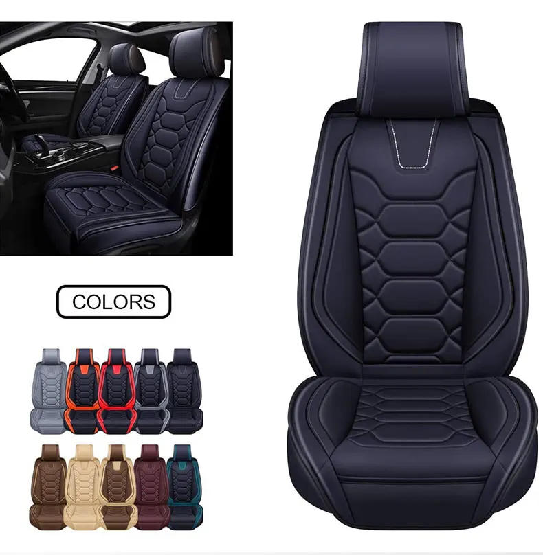 Luxury Leather Car Seats Covers - Waterproof & Customizable