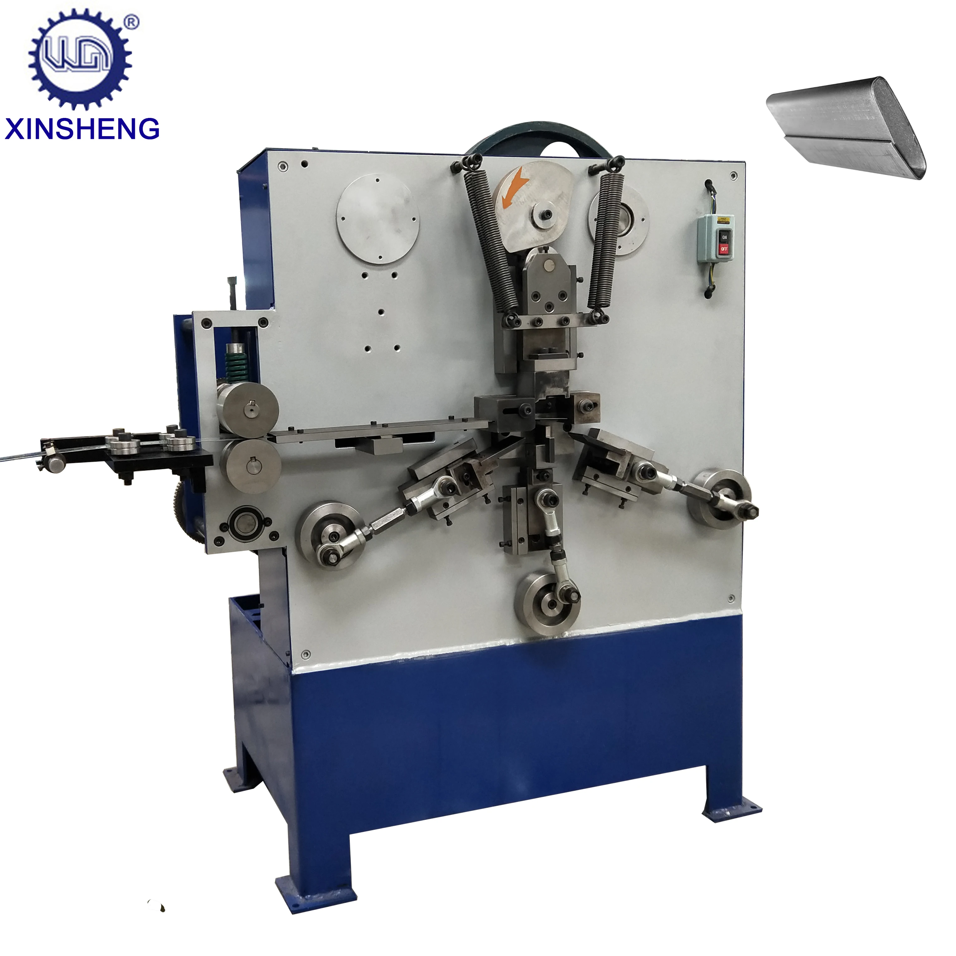 Wire Metal Fold Serrated Steel Strap Seal Clip Making Machine - Buy ...