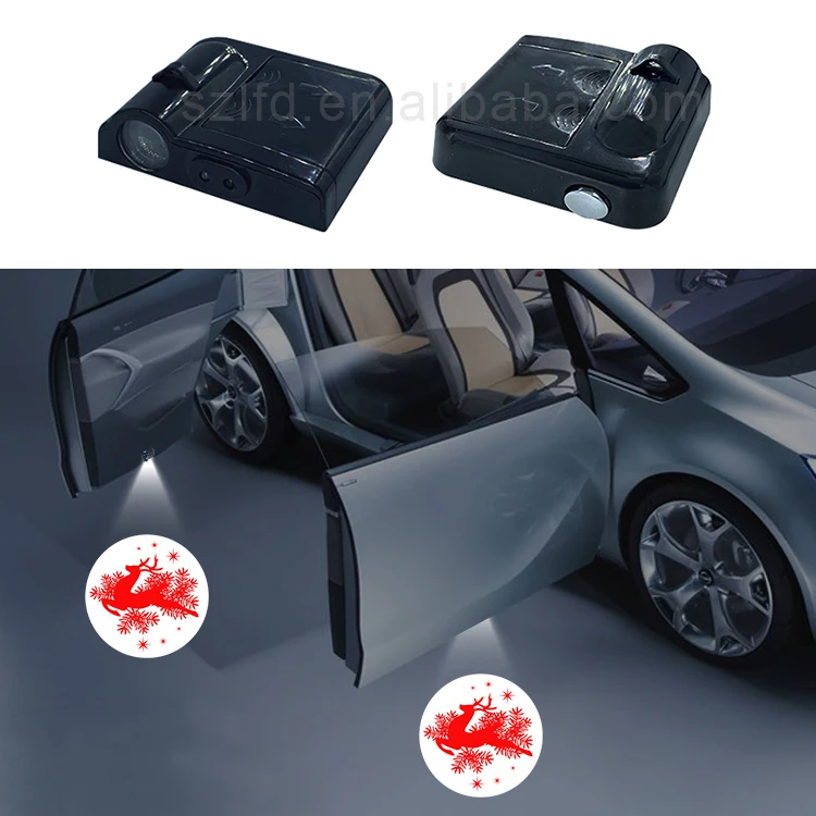 Adhesive LED Car Logo Lights - Enhance Your Vehicle's Look