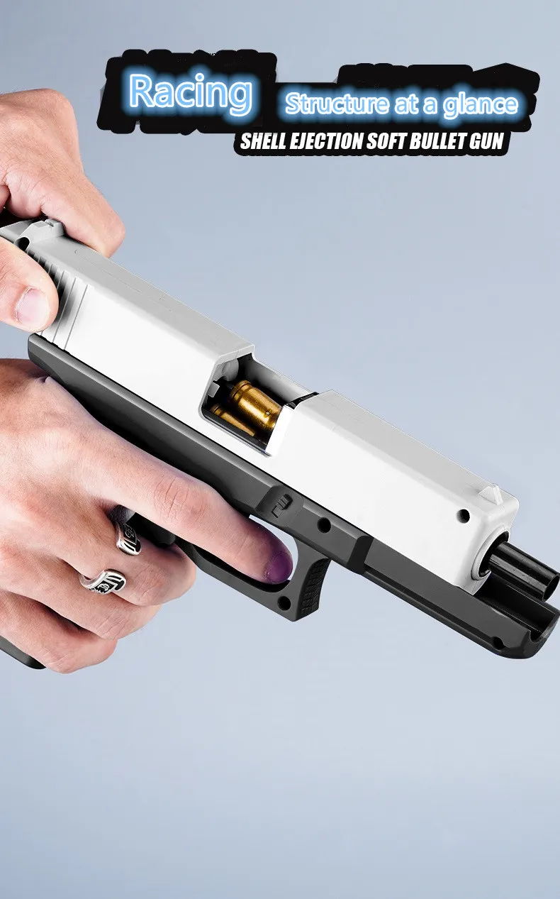 Glock Fully Automatic Projectile Soft Gun Empty Bin Lifting Machine ...