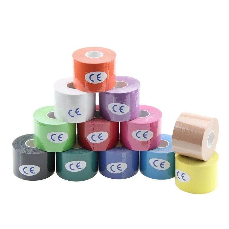 Sports Kinesiology Tape Roll Athletic Injury Recovery First Aid Therapy ...