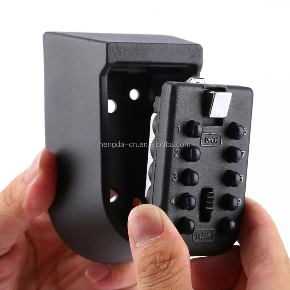 YH9201 Wall Mounted Push Button Digital Key Safe Box