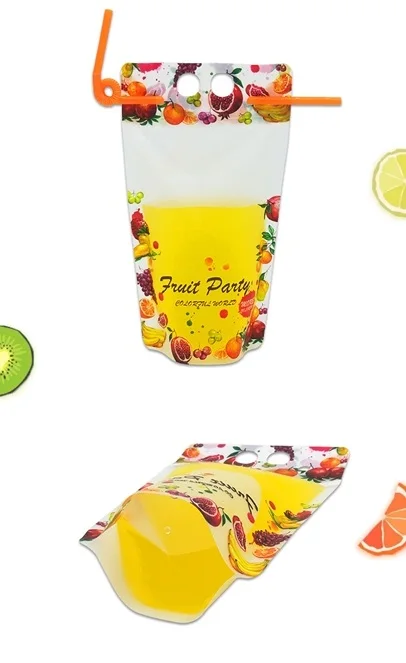 Juice Packaging Sack Bags - Sustainable Beverage Pouches